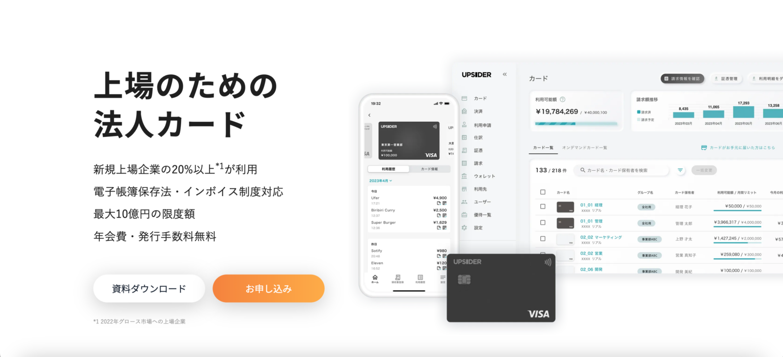 UPSIDER法人カードのメリット・デメリットを徹底解説！何がすごいのか？｜労務・人事・経理業務の効率化ならバーチャル会計事務所SoVa[ソバ]